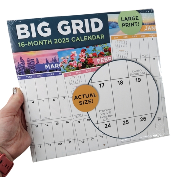 Boutique | Office | 225 Large Wall Calendars Large Print Or Choose ...